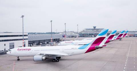 Eurowings lancia la summer 2025: 412 voli per l'estate
