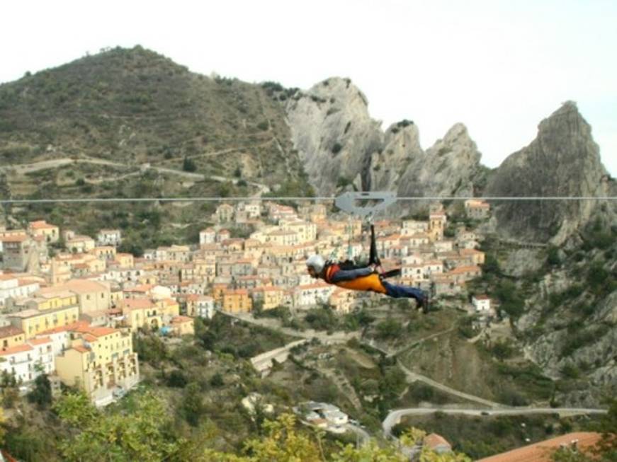 Torna il Volo dell'Angelo sulle Dolomiti lucane